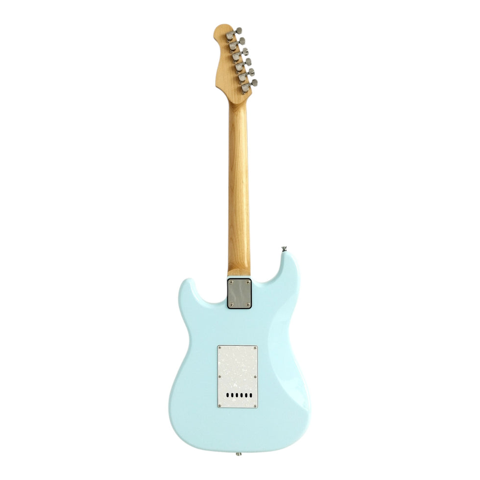 Haze E211 Sonic Blue HST Electric Guitar with Accessories + 10W Amp (O ...